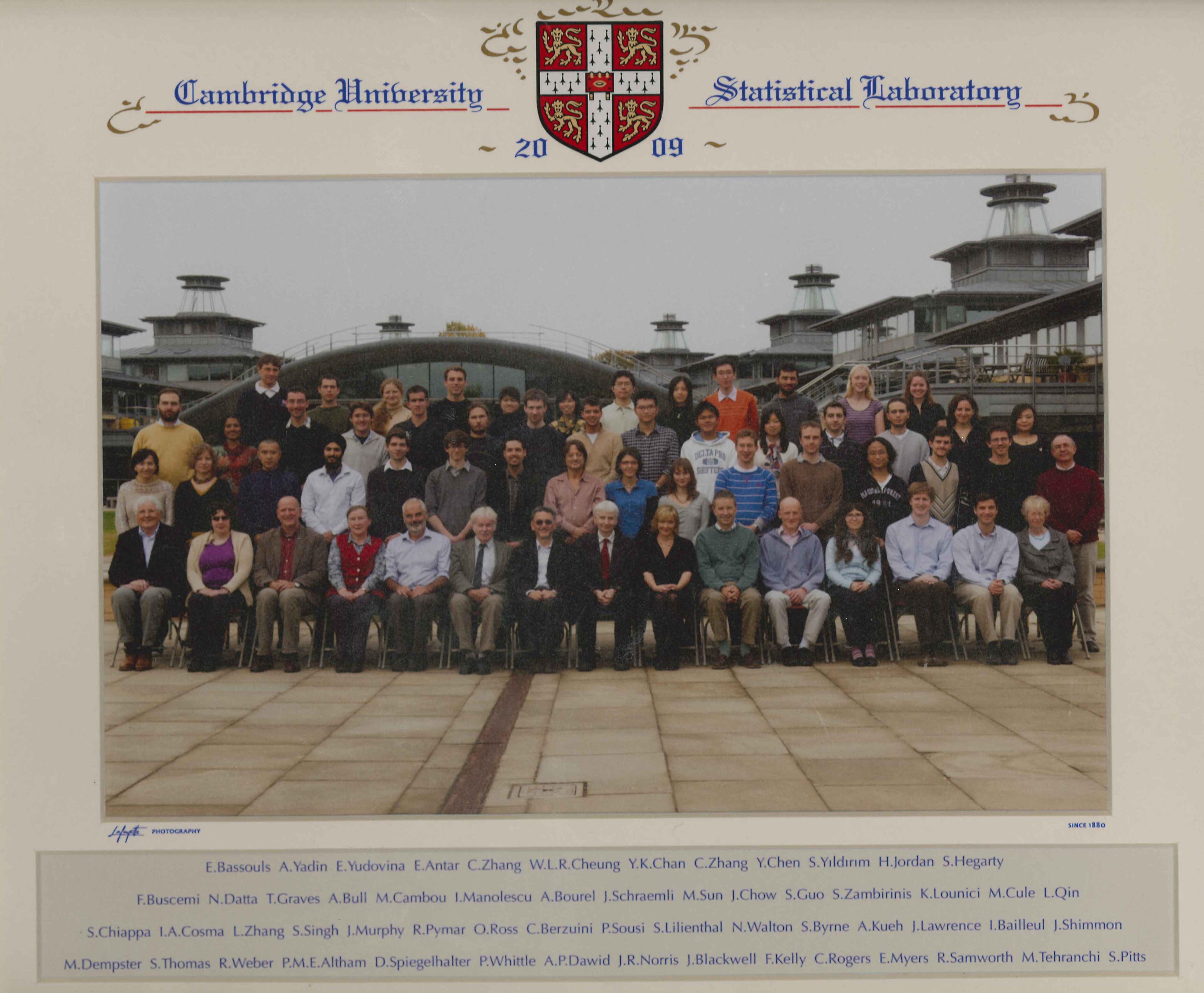 Gallery of Photographs - 1953-2024 | Statistical Laboratory